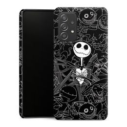 DeinDesign Galaxy A52s 5G Handy Premium Case Smartphone Handyh&uuml;lle Schutzh&uuml;lle matt Disney Nightmare Before Christmas Halloween Premium Case