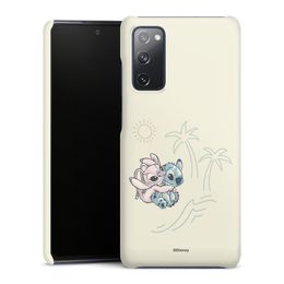 DeinDesign Galaxy S20 FE 5G Handy Premium Case Smartphone Handyh&uuml;lle Schutzh&uuml;lle matt Angel Disney Lilo & Stitch Premium Case