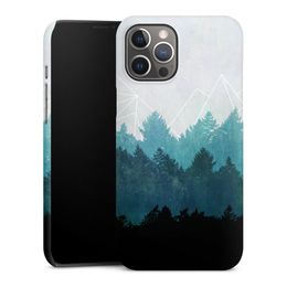 DeinDesign iPhone 12 Pro Max Handy Premium Case Smartphone Handyh&uuml;lle Schutzh&uuml;lle matt Forrest Abstract Tree Premium Case