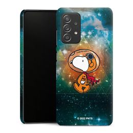 DeinDesign Galaxy A52s 5G Handy Premium Case Smartphone Handyh&uuml;lle Schutzh&uuml;lle matt Astronaut Snoopy Official Licensed Product Premium Case