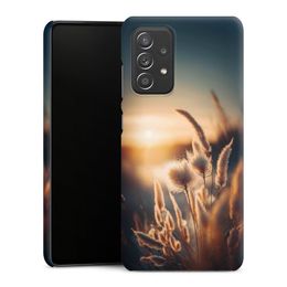 DeinDesign Galaxy A52s 5G Handy Premium Case Smartphone Handyh&uuml;lle Schutzh&uuml;lle matt Sun Pampasgras Nature Premium Case