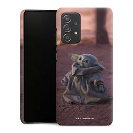 DeinDesign Galaxy A52s 5G Handy Premium Case Smartphone Handyh&uuml;lle Schutzh&uuml;lle matt Baby Yoda Star Wars The Child Premium Case