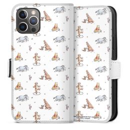 DeinDesign iPhone 12 Pro Handy Klapph&uuml;lle Handyh&uuml;lle aus Kunst Leder wei&szlig; Flip Case Disney Winnie The Pooh Official Licensed Product Sideflip mit Lasche