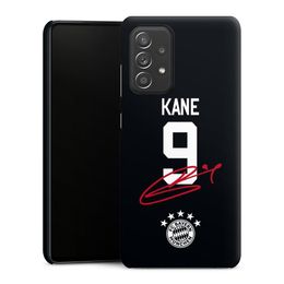 DeinDesign Galaxy A52s 5G Handy Premium Case Smartphone Handyh&uuml;lle Schutzh&uuml;lle matt Jersey Harry Kane Fc Bayern M&uuml;nchen Premium Case