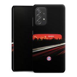 DeinDesign Galaxy A52s 5G Handy Premium Case Smartphone Handyh&uuml;lle Schutzh&uuml;lle matt Stadium Fcb Fc Bayern M&uuml;nchen Premium Case