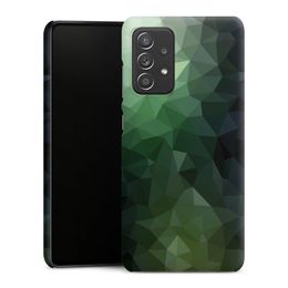 DeinDesign Galaxy A52s 5G Handy Premium Case Smartphone Handyh&uuml;lle Schutzh&uuml;lle matt Tarnmuster Geometric Mosaic Premium Case