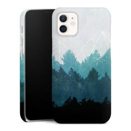 DeinDesign iPhone 12 mini Handy Premium Case Smartphone Handyh&uuml;lle Schutzh&uuml;lle matt Forrest Abstract Tree Premium Case