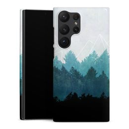 DeinDesign Galaxy S23 Ultra Handy Premium Case Smartphone Handyh&uuml;lle Schutzh&uuml;lle gl&auml;nzend Tree Forrest Abstract Premium Case