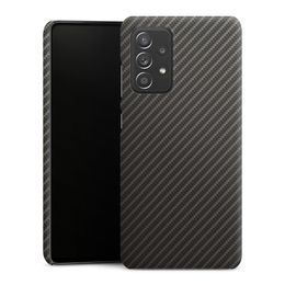 DeinDesign Galaxy A52s 5G Handy Premium Case Smartphone Handyh&uuml;lle Schutzh&uuml;lle matt Muster Carbon Metallic Look Premium Case