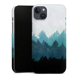 DeinDesign iPhone 14 Plus Handy Premium Case Smartphone Handyh&uuml;lle Schutzh&uuml;lle gl&auml;nzend Tree Forrest Abstract Premium Case