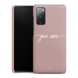 DeinDesign Galaxy S20 FE Handy Premium Case Smartphone Handyh&uuml;lle Schutzh&uuml;lle matt Motivation Spruch Sayings Premium Case