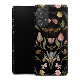 DeinDesign Galaxy A52s 5G Handy Premium Case Smartphone Handyh&uuml;lle Schutzh&uuml;lle matt Blossom Flower Wreath Bee Premium Case