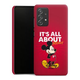 DeinDesign Galaxy A52s 5G Handy Premium Case Smartphone Handyh&uuml;lle Schutzh&uuml;lle matt Disney Mouse Official Licensed Product Premium Case