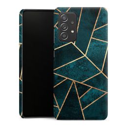 DeinDesign Galaxy A52s 5G Handy Premium Case Smartphone Handyh&uuml;lle Schutzh&uuml;lle matt Stone Elisabeth Fredriksson Gold & Copper Premium Case