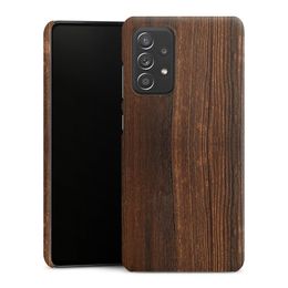 DeinDesign Galaxy A52s 5G Handy Premium Case Smartphone Handyh&uuml;lle Schutzh&uuml;lle matt Wood Nut Tree Wooden Look Premium Case