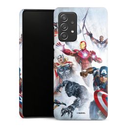 DeinDesign Galaxy A52s 5G Handy Premium Case Smartphone Handyh&uuml;lle Schutzh&uuml;lle matt Official Licensed Product Marvel Avengers Premium Case