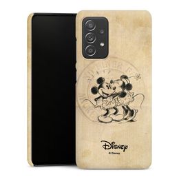 DeinDesign Galaxy A52s 5G Handy Premium Case Smartphone Handyh&uuml;lle Schutzh&uuml;lle matt Minnie Mouse Vintage Mickey Mouse Premium Case