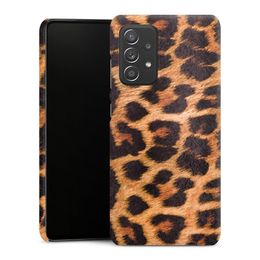 DeinDesign Galaxy A52s 5G Handy Premium Case Smartphone Handyh&uuml;lle Schutzh&uuml;lle matt Fur Animal Print Leopard Premium Case