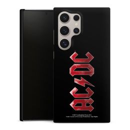 DeinDesign Galaxy S24 Ultra Handy Premium Case Smartphone Handyh&uuml;lle Schutzh&uuml;lle matt Acdc Merchandise Logo Premium Case