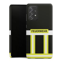 DeinDesign Galaxy A52s 5G Handy Premium Case Smartphone Handyh&uuml;lle Schutzh&uuml;lle matt Fire Fighters Fire Fighter Job Premium Case