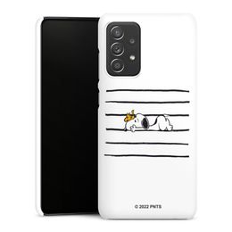DeinDesign Galaxy A52s 5G Handy Premium Case Smartphone Handyh&uuml;lle Schutzh&uuml;lle matt Snoopy Peanuts Dog Premium Case