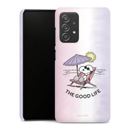 DeinDesign Galaxy A52s 5G Handy Premium Case Smartphone Handyh&uuml;lle Schutzh&uuml;lle matt Snoopy Official Licensed Product Peanuts Premium Case