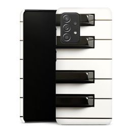 DeinDesign Galaxy A52s 5G Handy Premium Case Smartphone Handyh&uuml;lle Schutzh&uuml;lle matt Klavier Music Piano Premium Case