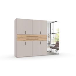 Kleiderschrank Lumio Kaschmir/Eiche Artisan