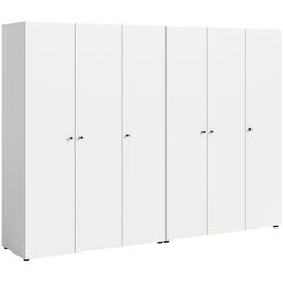 Dreht&uuml;renschrank DARWIN ca.240x176x51cm Wei&szlig;