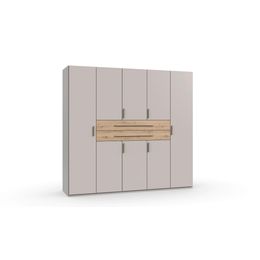Kleiderschrank Lumio Kaschmir/Eiche Artisan