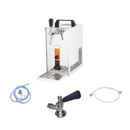 ich-zapfe Komplett Set - Zapfanlage, Bierzapfanlage, Bierzapfen PYGMY 20/K mit Membranpumpe, 1-leitig Trockenk&uuml;hlger&auml;t aus Edelstahl, 25 Liter/h, Green Line, NC Adapter