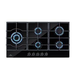 Klarstein Ignito Chef Edition 5 Zonen Gaskochfeld 5-flammig Sabaf-Brenner Glaskeramik