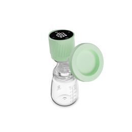 Lorelli elektrische Milchpumpe Lila 180 ml Flasche LED-Anzeige Timer 3 Modi gr&uuml;n