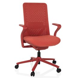 hjh OFFICE High End B&uuml;rostuhl VERVIO Stoff / Netzstoff mit Armlehnen
