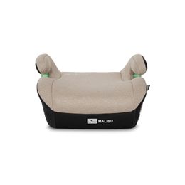 Lorelli Kindersitzerh&ouml;hung Malibu 125-150cm Isofix abnehmbarer Bezug Armlehne beige