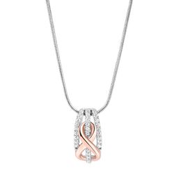 ZEEme Silber Halskette Silber 925 rhodiniert mit Unendlichkeits-Symbol