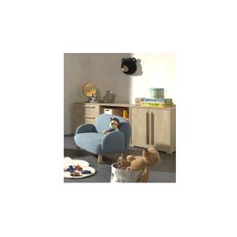Vipack Kindersofa, Bezug Boucl&egrave; Blau