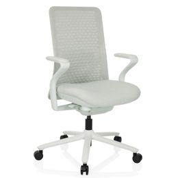 hjh OFFICE High End B&uuml;rostuhl VERVIO Stoff / Netzstoff mit Armlehnen