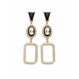Elena Athanasiadou Earrings 'CAMEORA' female Black size 11 cm x 8 cm x 2cm