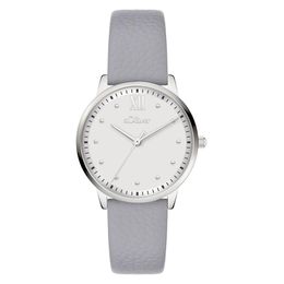 s.Oliver Analog Watch 'Soft Elegance' female Grey size One Size