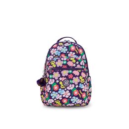 Kipling Rucksack 'Seoul' Herren Gr&ouml;&szlig;e One Size hellblau / gr&uuml;n / dunkellila / rosa