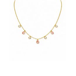 Pure Schmuck Necklace 'Garden Grace Halskette | Bridgerton' female Pink size 40 - 45 cm