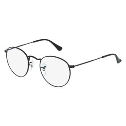 Ray-Ban RX3447V Brille Unisex | Fassung: Vollrand, Rund, Schwarz