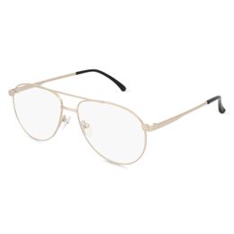 Fielmann BD 546 CL Brille Herren | Fassung: Vollrand, Pilot, Gold