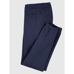 Damen Jeans mit Rei&szlig;verschluss am Saum marine, Gr&ouml;&szlig;e 27