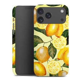 DeinDesign iPhone 17 Pro Max Handy Premium Case Smartphone Handyh&uuml;lle Schutzh&uuml;lle gl&auml;nzend Summer Fruits Lemon Premium Case