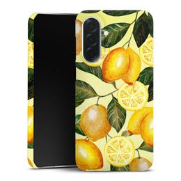DeinDesign Galaxy A36 5G Handy Premium Case Smartphone Handyh&uuml;lle Schutzh&uuml;lle matt Summer Fruits Lemon Premium Case