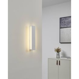 Eglo Wandleuchte "Zubialde LED Wandlampe, Wandstrahler, Aluminium und Stahl, Flurlampe", 1, H: 8cm, 1 Stk., wei&szlig;, Kinderzimmer, Leuchten,