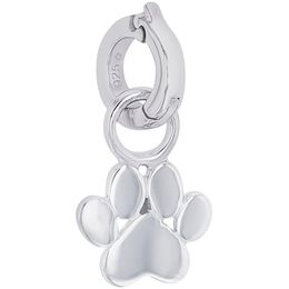 Amor Damen Charm-Einh&auml;nger "Pfote", silber, Silber 925 (Sterlingsilber), Charms