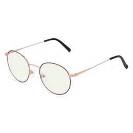 Blaulichtfilterbrille Fielmann BD 424 BL | Damen | Fassung: Oval Gold Grau